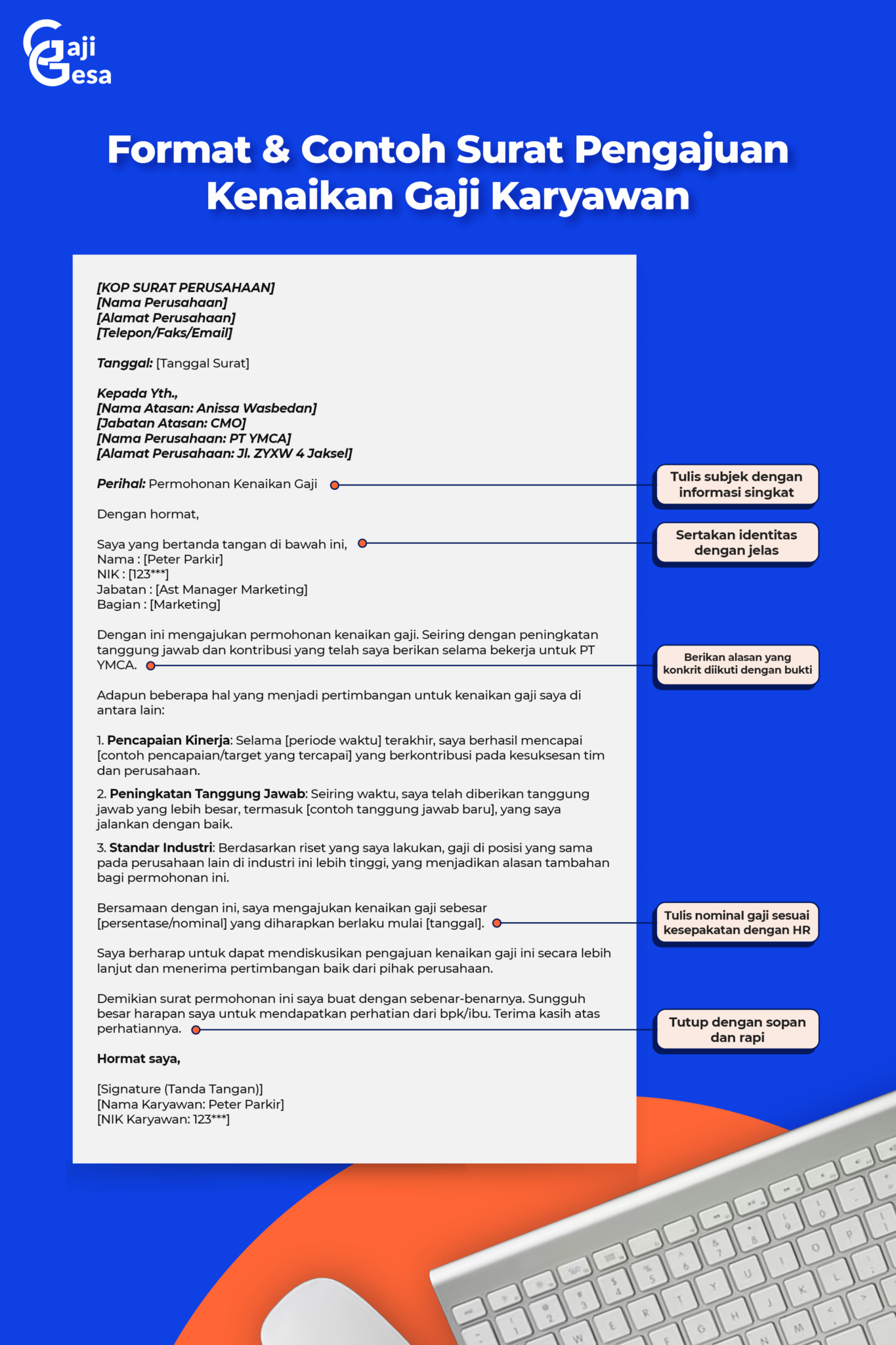 Surat Pengajuan Kenaikan Gaji: Lengkap dengan Contoh! - GajiGesa